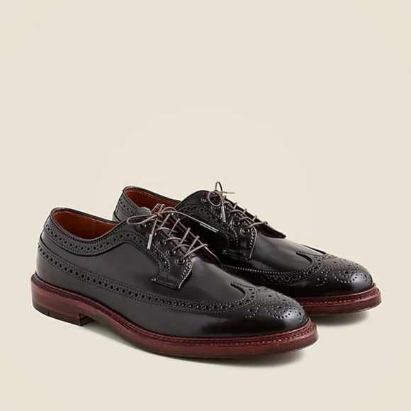 Alden | Shoes | New Alden For Jcrew Cordovan Leather Longwing Bluchers ...